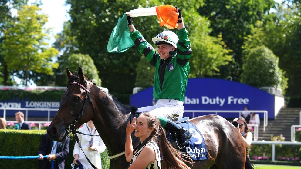 Melbourne Cup champ Robbie Dolan wins race in Shergar Cup